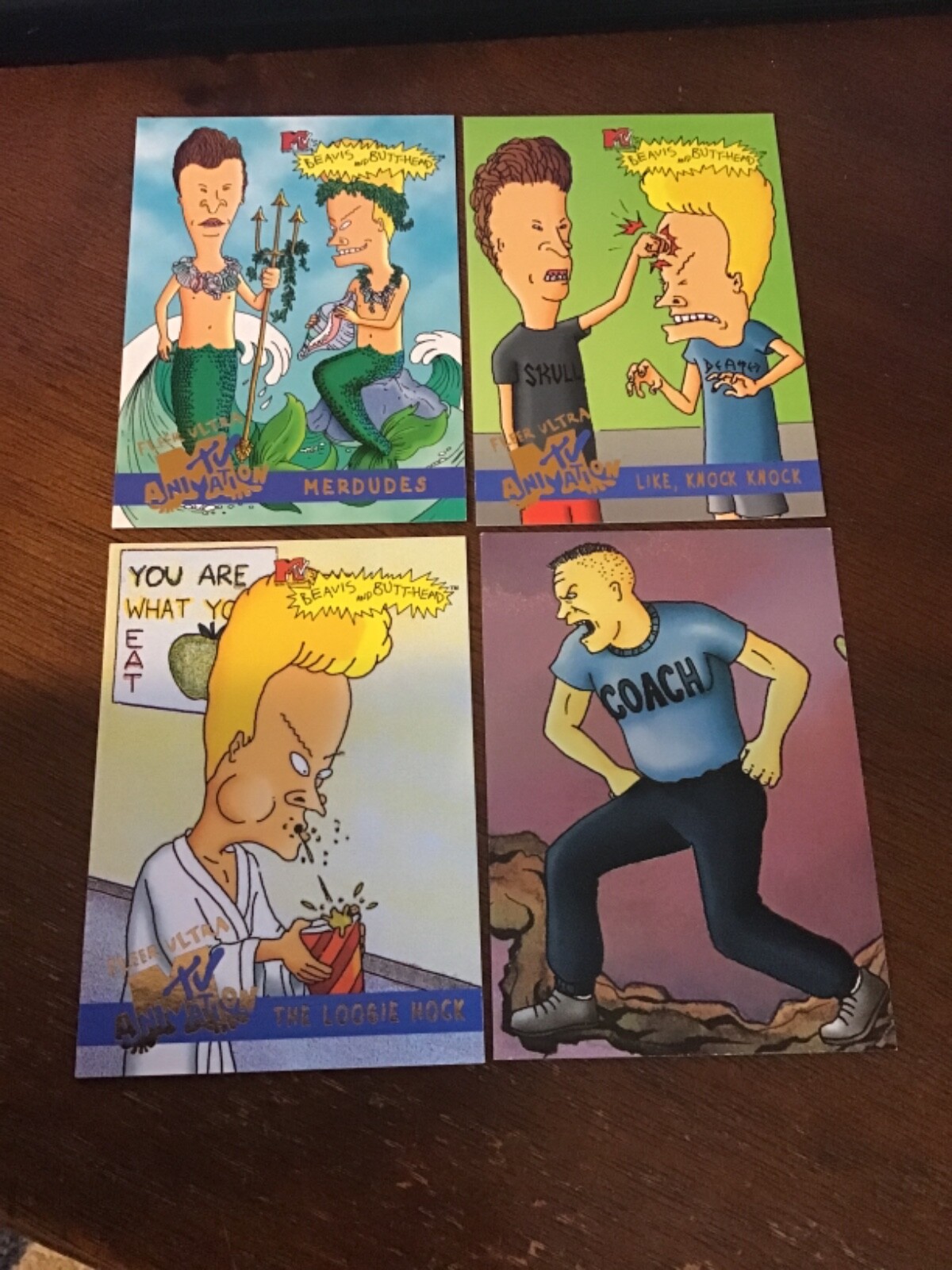 1995 fleer ultra MTV animation beavis and butthead trading cards pick ...