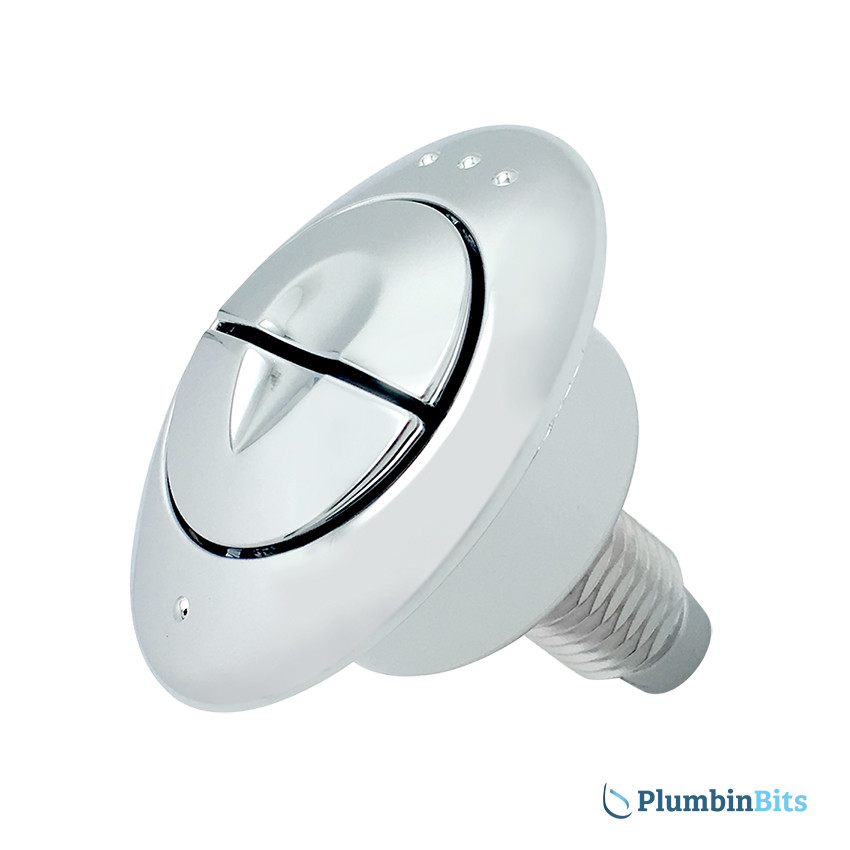 Multikwik Multiflush Dual Flush Oval Shape Cable Push Button Chrome ...