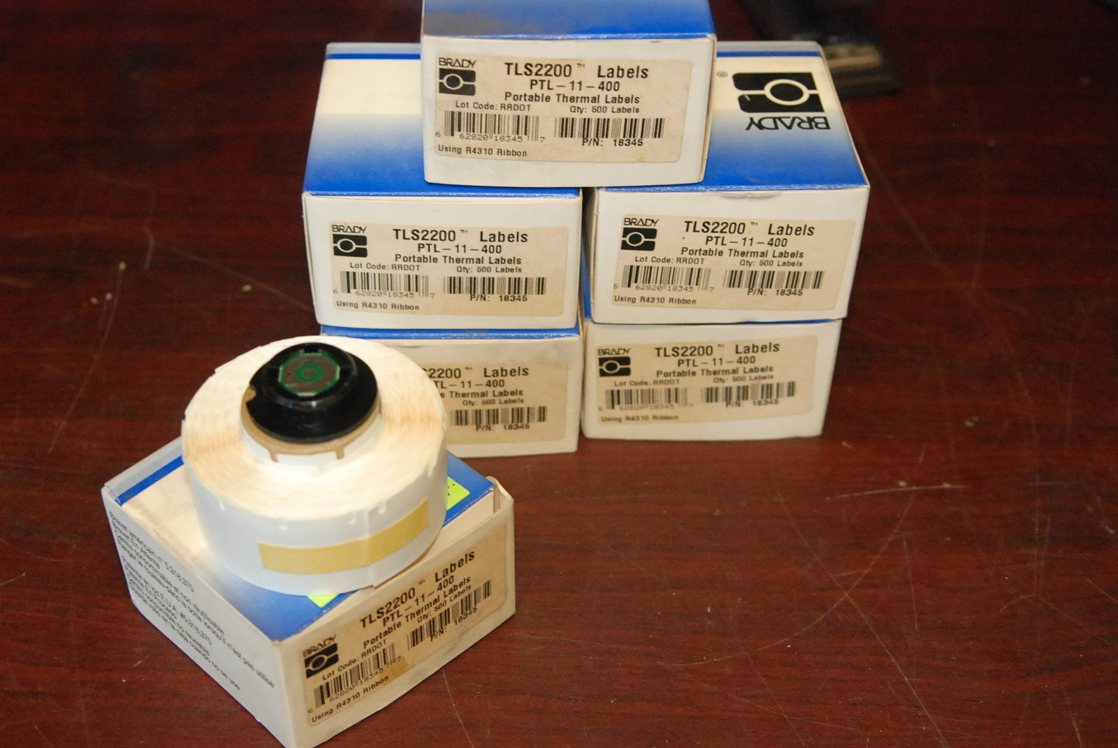 Bradymarker, PTL-11-400, Lot of 6, Portable Thermal Labels, NEW | eBay