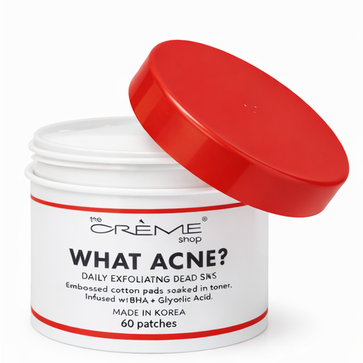 The Crème Shop What Acne? Daily Exfoliating Pads 60 Count AHA BHA ...