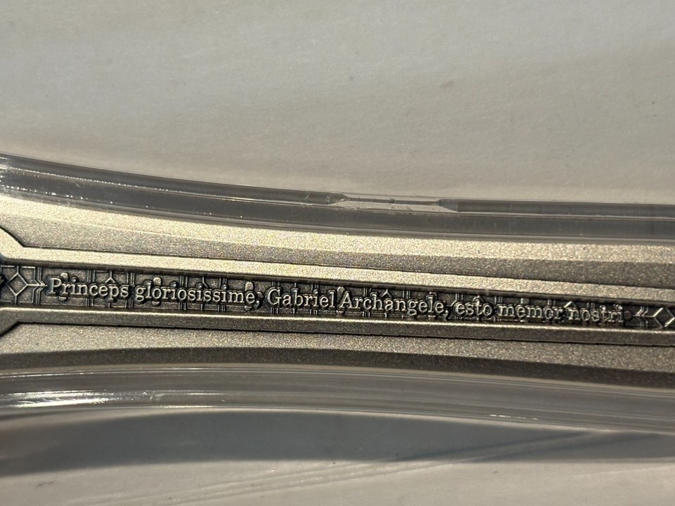 2024 Sword of St. Gabriel 2.5 oz 999 Silver High Relief Art Bar in ...