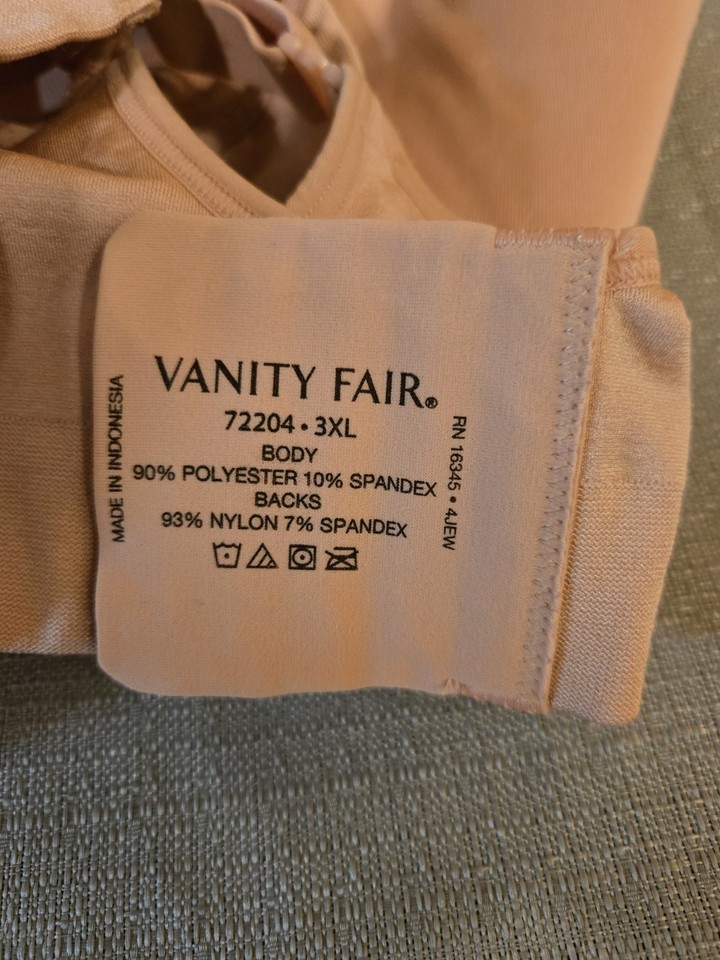 Vanity Fair Women's Beyond Comfort Wireless Bra Sc 3XL Body #72204 ...