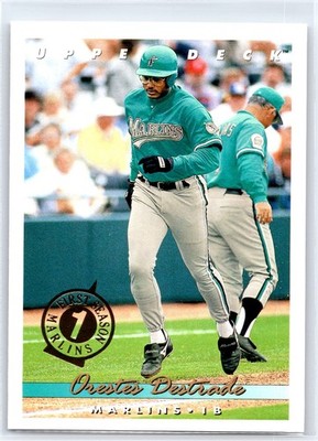 ORESTES DESTRADE 1993 Upper Deck First Season Florida Marlins Baseball ...