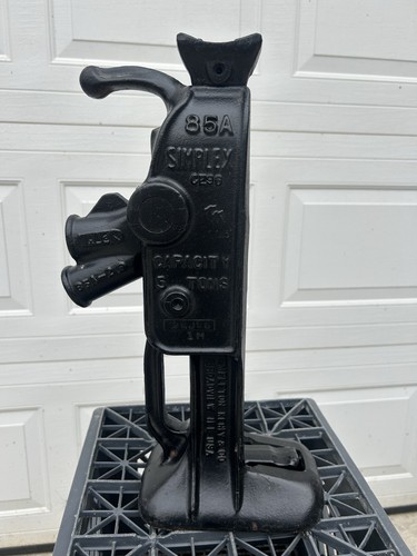 Vintage Simplex No 85 5 Ton Railroad/House Jack -10" Lift CE96 28J96 ...
