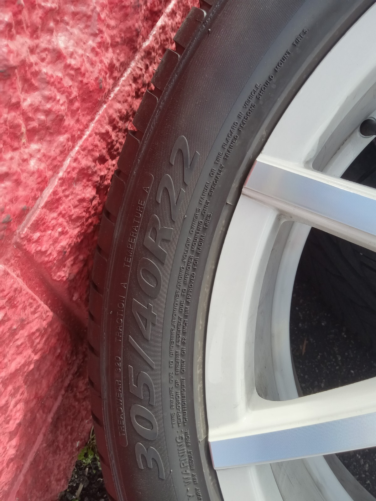 White 22 inch Rim and tire package. | eBay