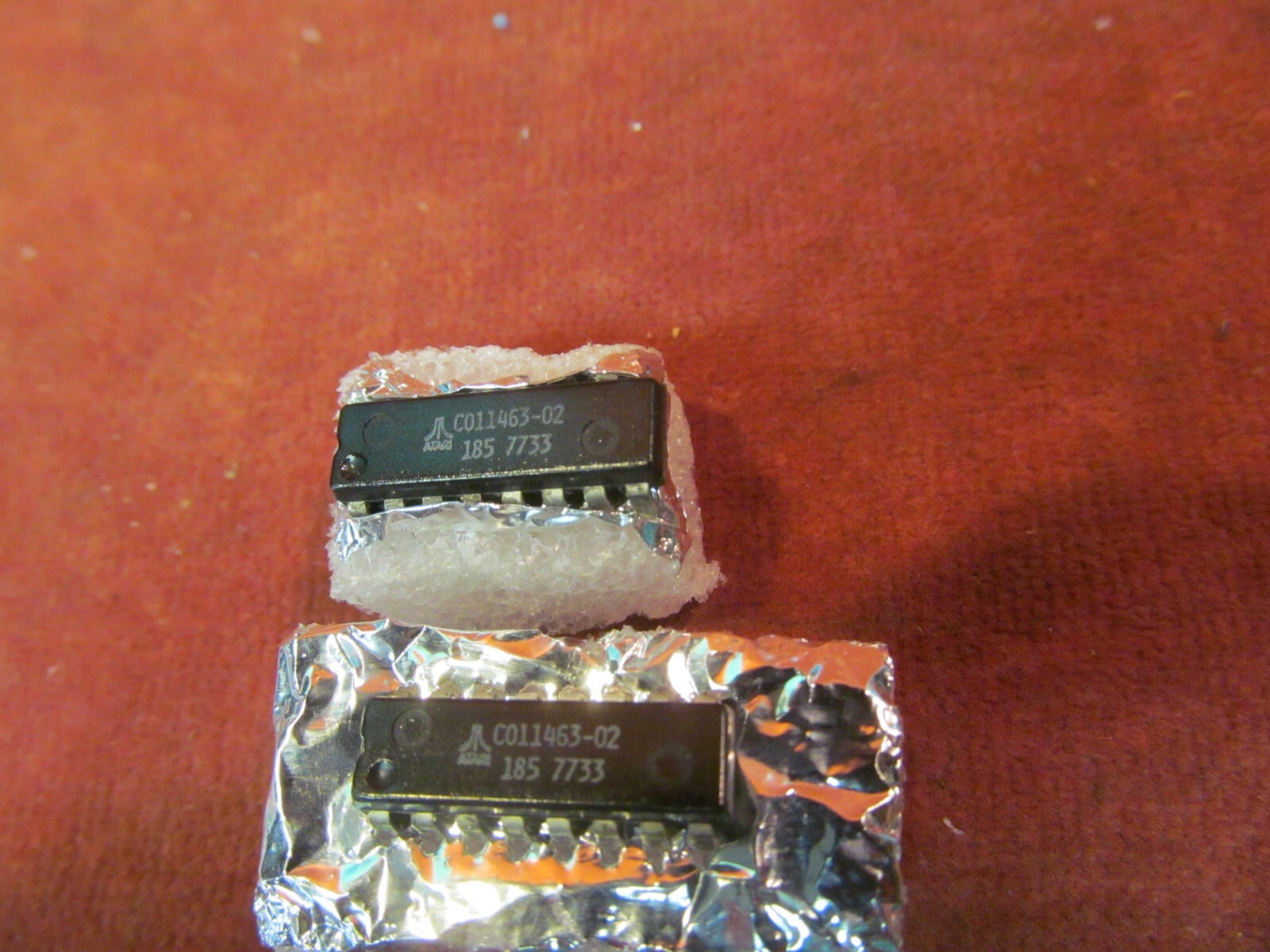 LOT OF 2 ATARI IC CHIPS C011463-02 185 7733 | eBay