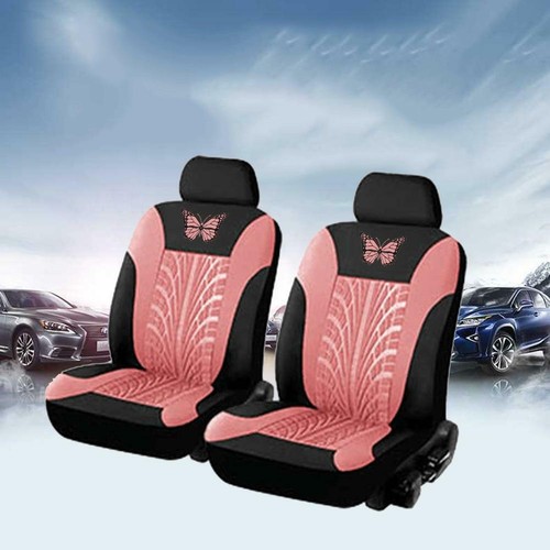 9 Pieces Car Seat Covers Front Rear Full Set for Auto SUV Truck Pink | eBay