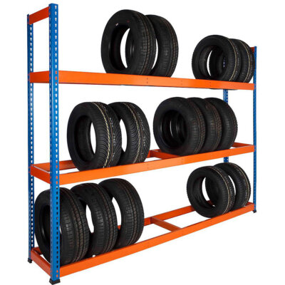 BiGDUG Heavy Duty Tyre Racking - 200kg UDL - 1980H x 455D mm - Width ...