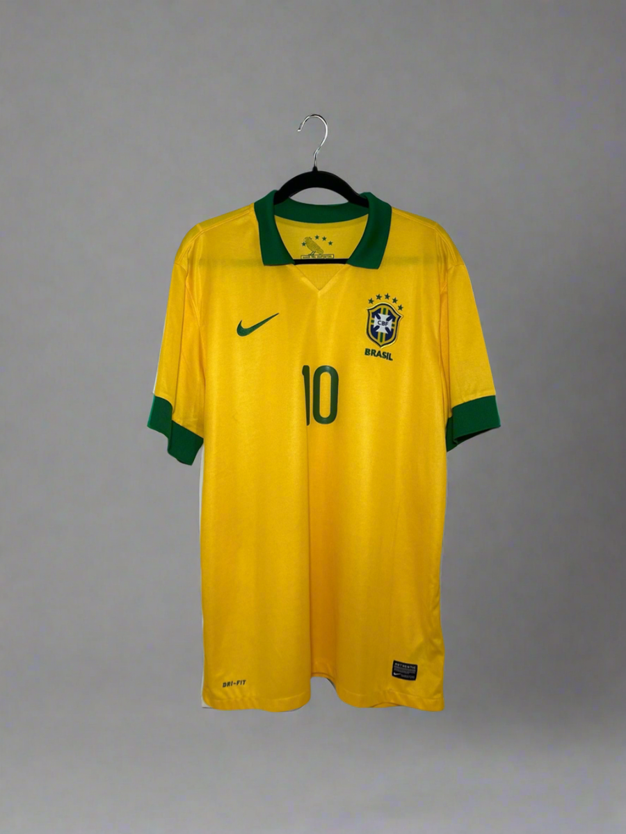 Brazil Soccer Uniform 2013 The Shirt Belonging To Neymar Of Brazil