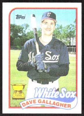 1989 1097A Topps Dave Gallagher Rookie Chicago White Sox #156 | eBay
