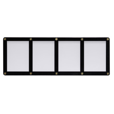Ultra PRO Durable Frames with Recessed Area 4 Card Black Frame ...