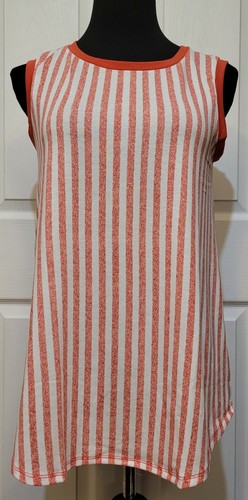 LuLaRoe Cocoa Sleeveless Tank Top Americana Collection Size S Red/White ...