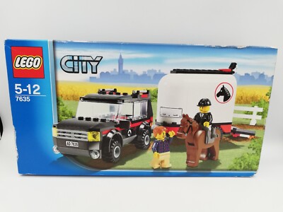 Lego City 7635: 4WD Horse Transporter with Horse Trailer, 2009 - RARE ...