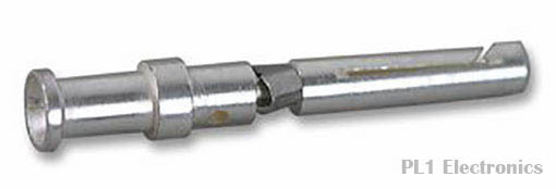 09150006203 Contact female 0.5mm2 Han D silver plated crimped 10A 3um ...