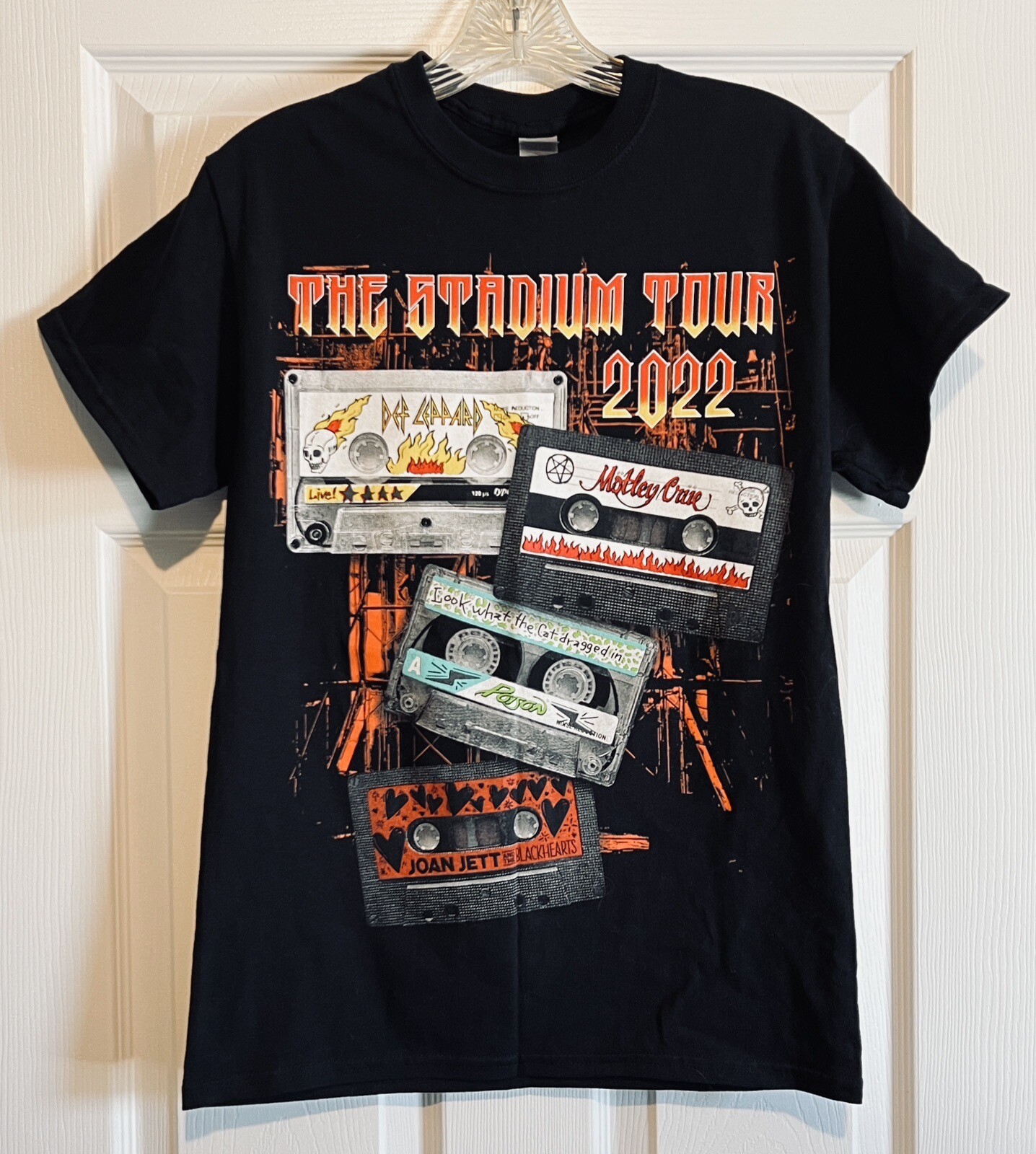 2022 Stadium Tour T-Shirt Motley Crue Def Leppard Poi… - Gem