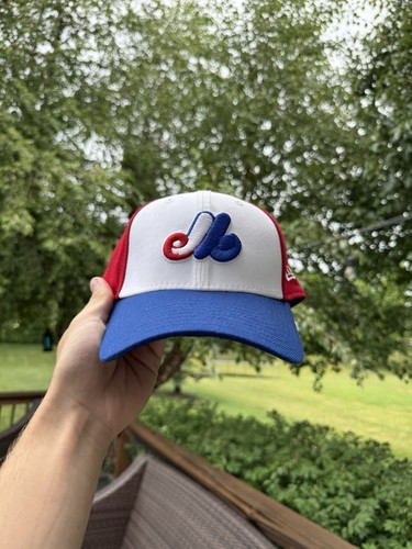Montreal Expos Hat New Era 39THIRTY Medium Low Profile Cooperstown ...