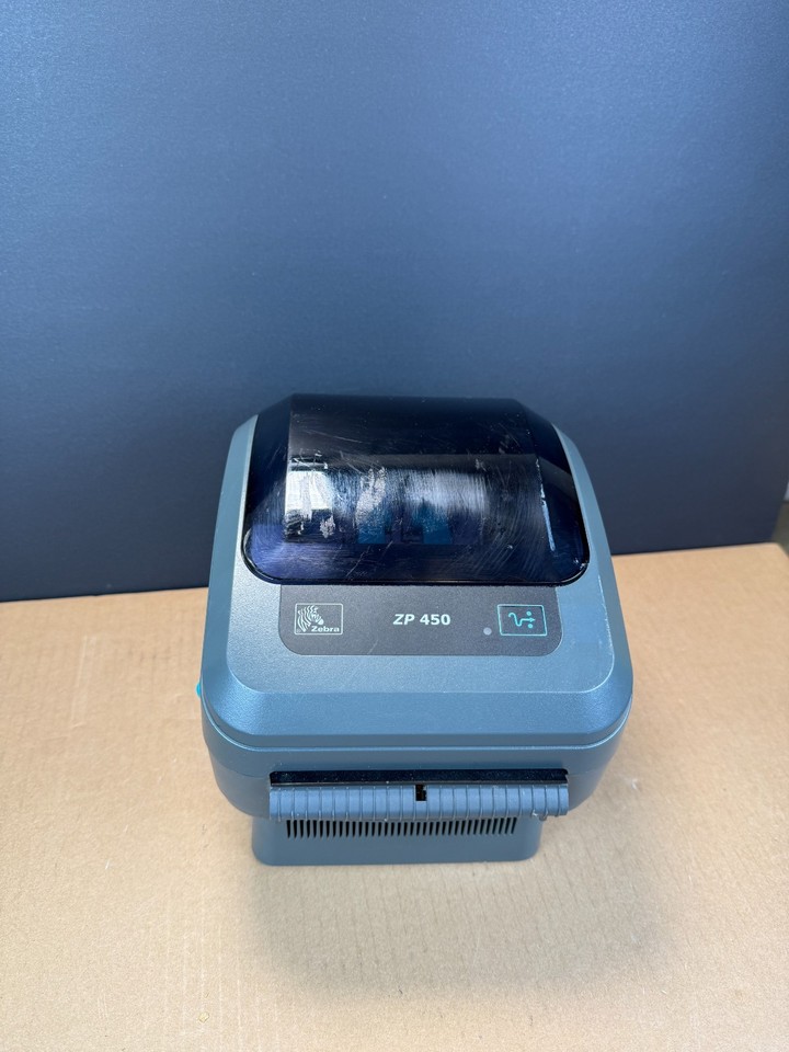 Zebra ZP450 Portable Direct Thermal Label Printer USB Works Ships Fast ...
