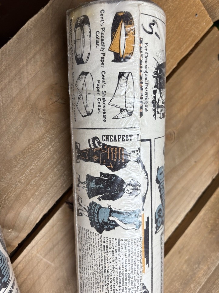 Vintage F Schumacher & CO New York Retro Wall Covering Wall Paper 72 sq ...