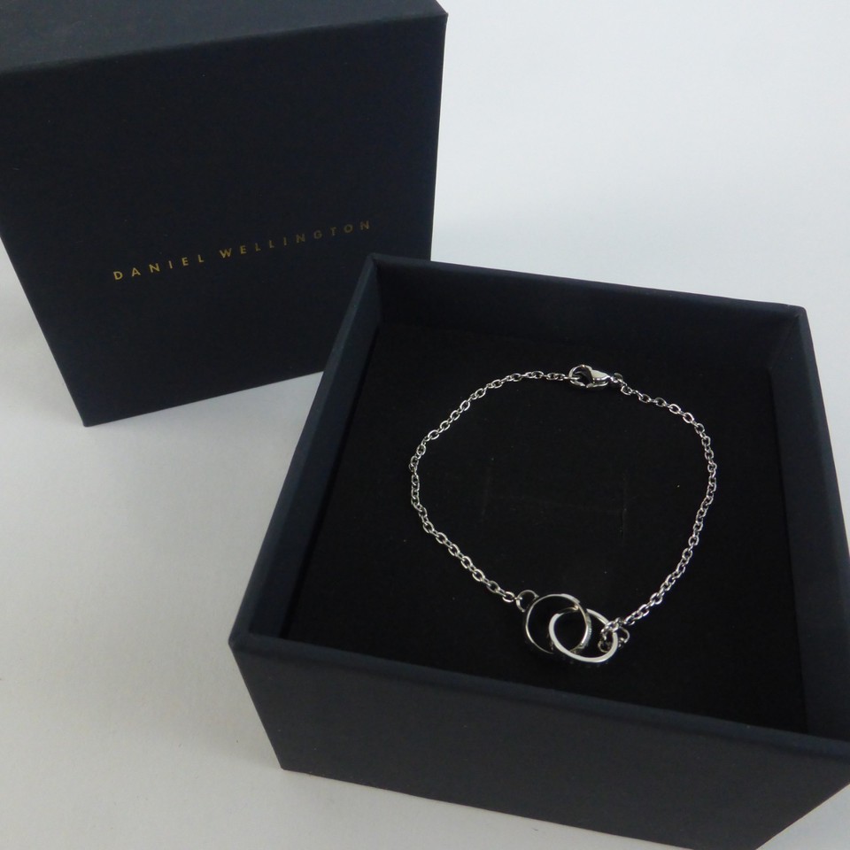 Daniel Wellington Elan Unity Bracelet Silver Tone Stainless Steel 6 inch | eBay