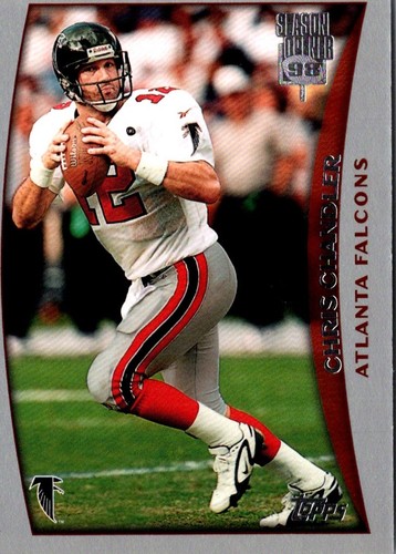 1998 Topps Season Opener Chris Chandler #35 Atlanta Falcons Football ...