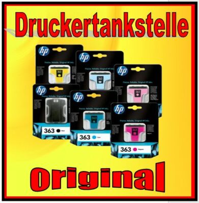 Original HP 363 Multipack Photosmart D7360 D7460 C8721EE C8771EE ...