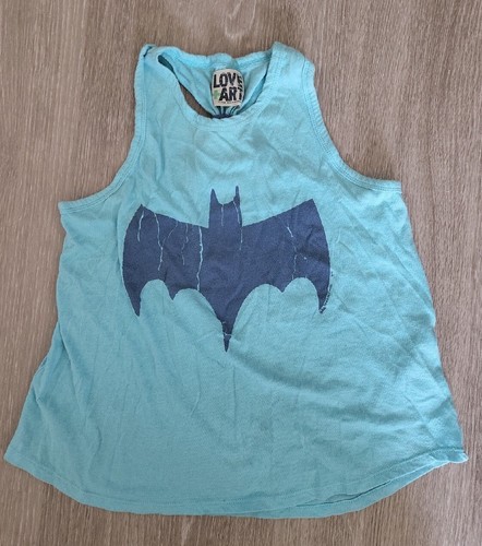 Juniors XL Batgirl/Batman Symbol Turquoise Aqua Tank Top | eBay