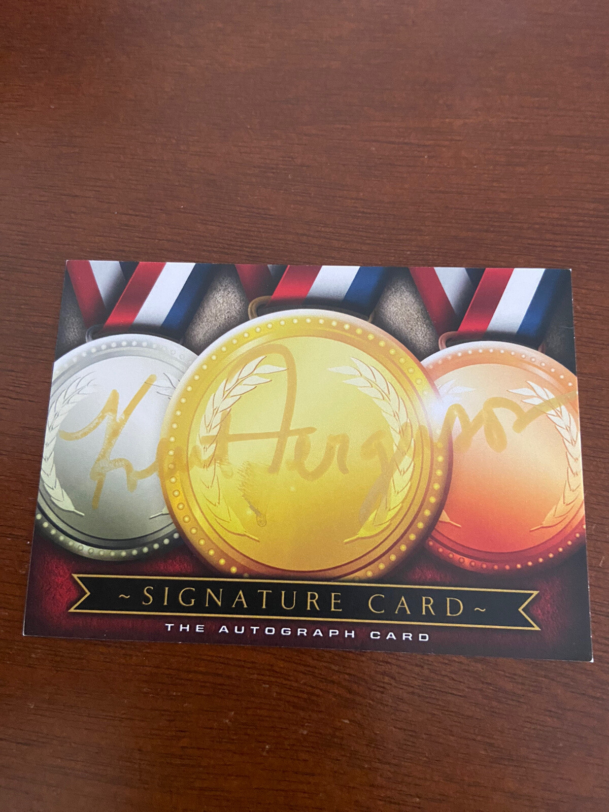 Kent Ferguson Autographed Olympic Signature Card Diving Team USA | eBay