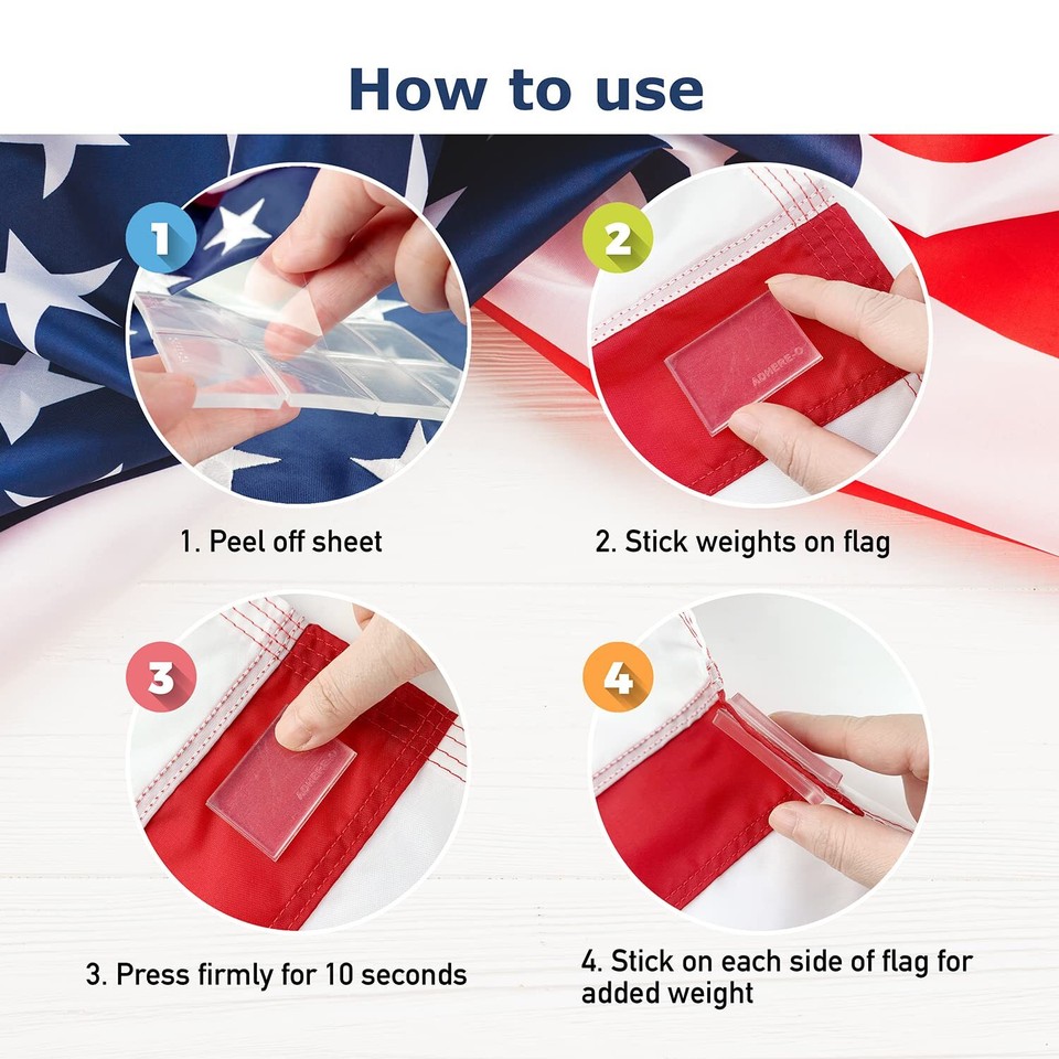 Flag Weights for Bottom of Flag Adhesive Flag Weights for Large Flags ...