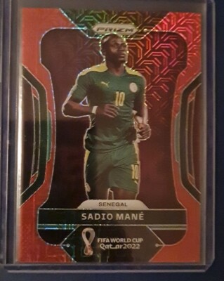 2022 Panini Prizm FIFA World Cup Sadio Mane Red Mojo Prizm /99 SP ...