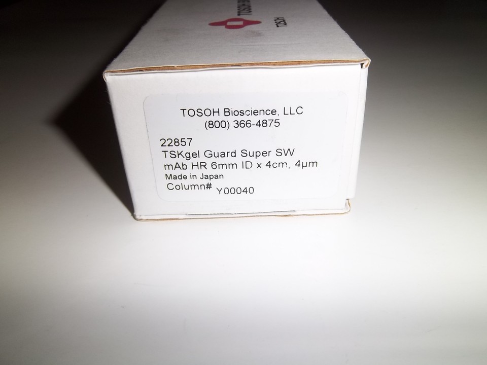 HPLC GUARD COLUMN, TSKgel Super SW mAb HR 6mm x 4cm SEALED Tosoh 22857 ...