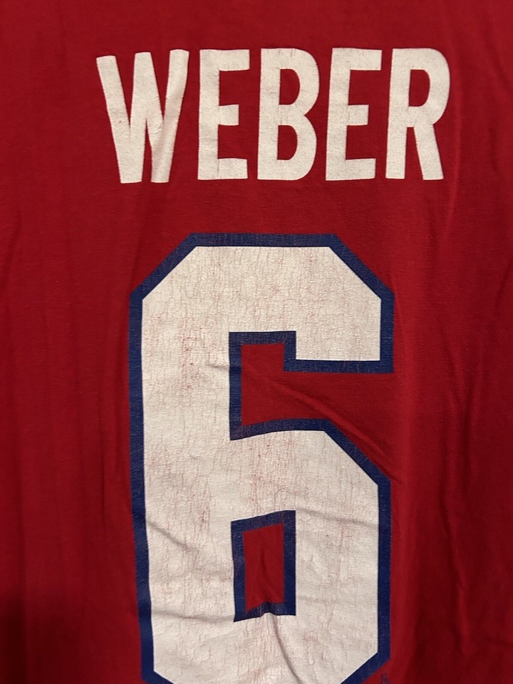 Montreal Canadiens Shea Weber Tee Shirt #6 Fanatics 2 XL See PICS | eBay