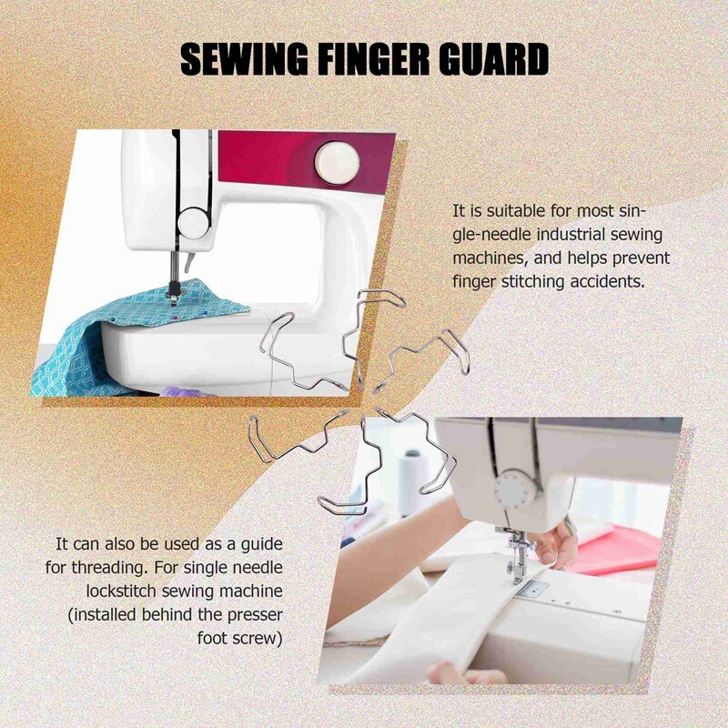 6 Pcs Sewing Machine Finger Guard, Safety Needle Finger Guard Can the ...