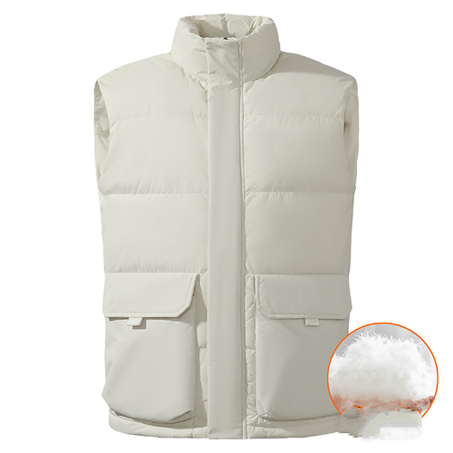 Winter Down Padded Vest Mens Sleeveless Waistcoat Duck Down Collar Warm Coat Top | eBay