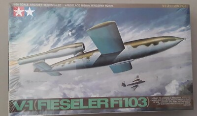 NEW Tamiya Fieseler Fi 103 V-1 Buzz Bomb Model Kit. 1/48 Scale. Factory ...