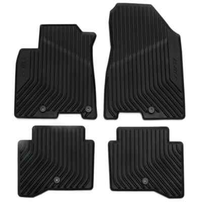 OEM NEW All Weather Rubber Floor Mats Front & Rear Black 17-22 Niro ...