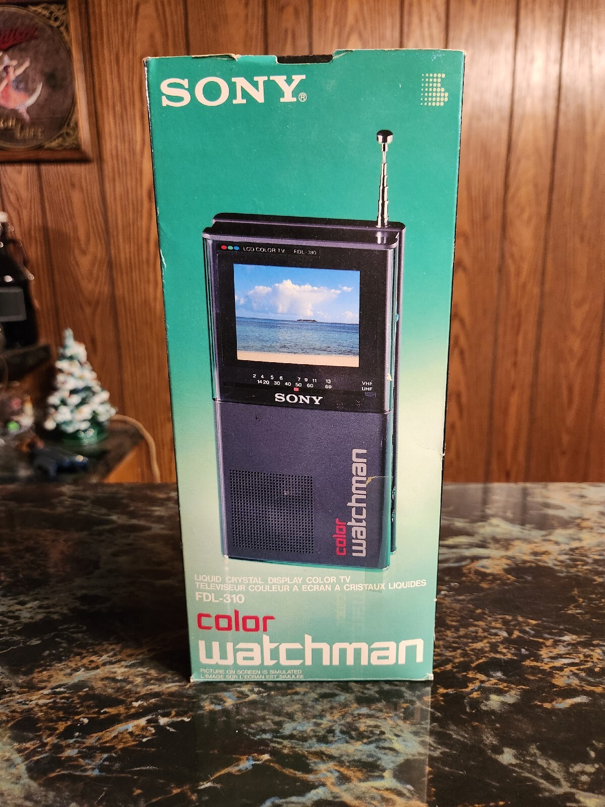 Vintage Sony Watchman Portable Analog LCD Color TV Fdl-310 for sale ...