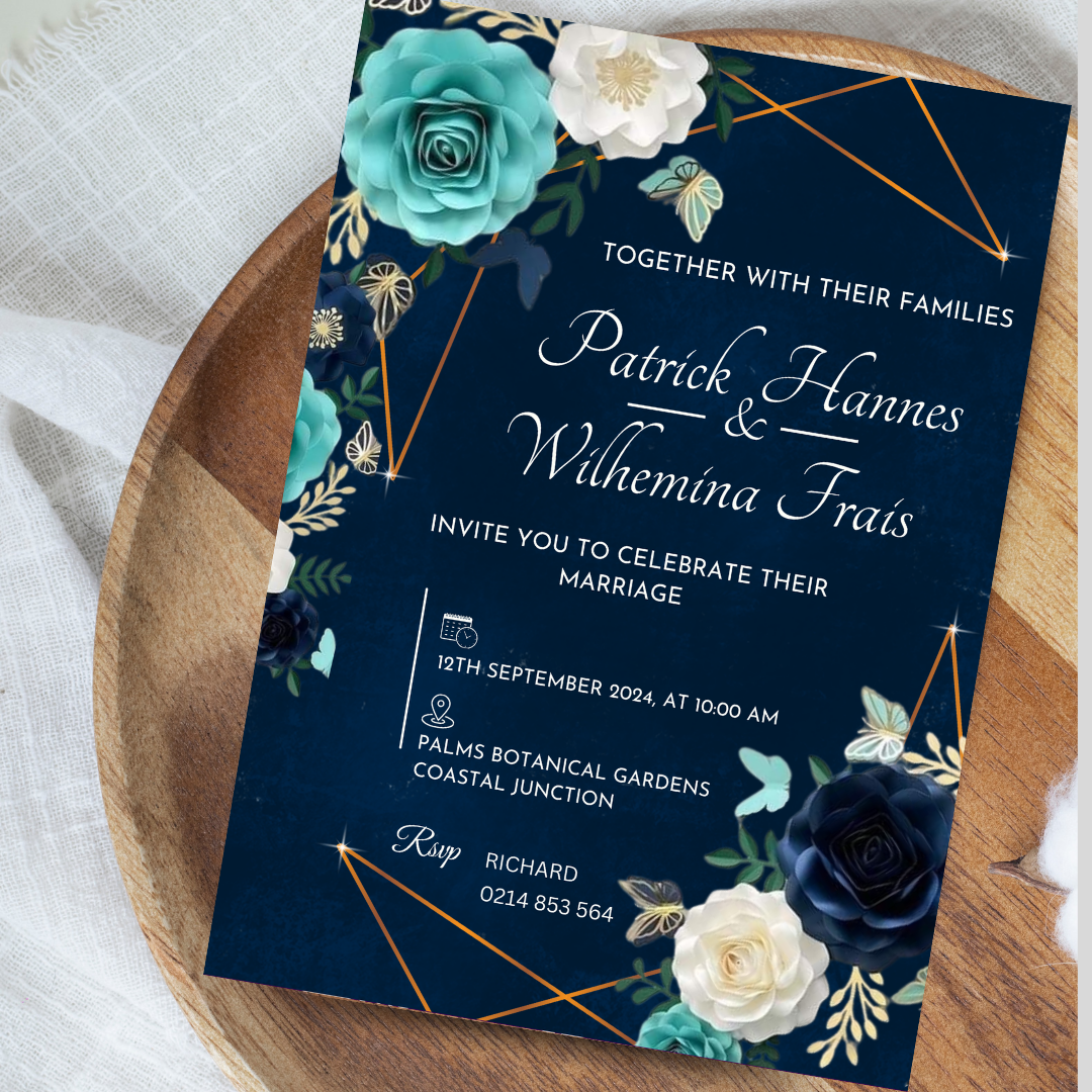 Blue Wedding Invitations Ideas Suggestions