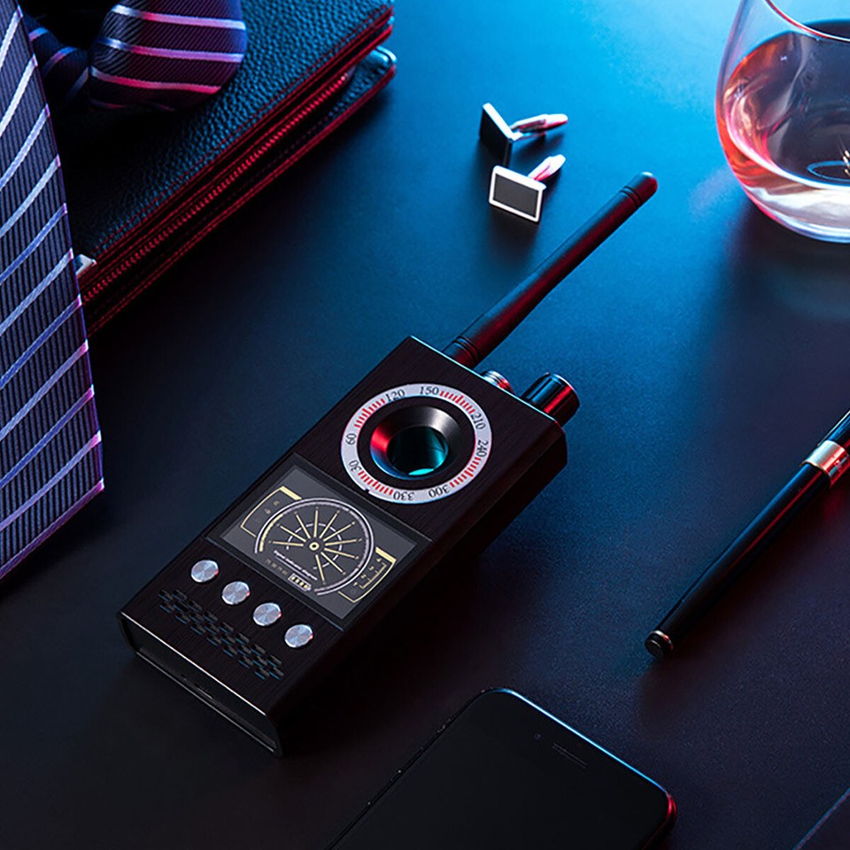 Wireless Anti Spy RF Detector Hidden Camera Finder Bug Signal Alarm ...