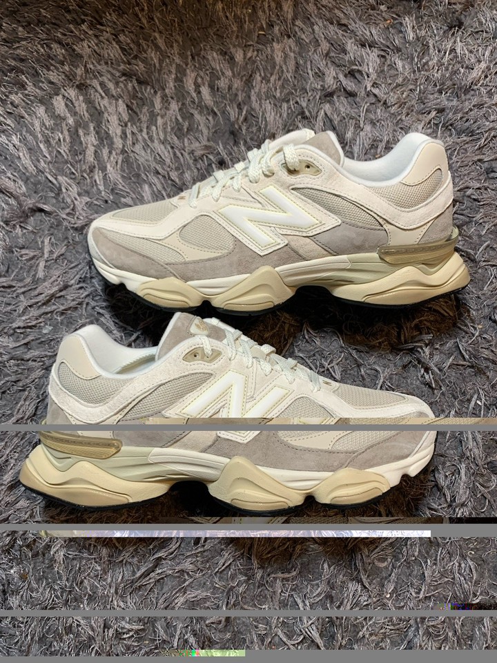 New Balance 9060 Oatmeal Beige Mesh Suede Men's Shoes Size 11.5 ...