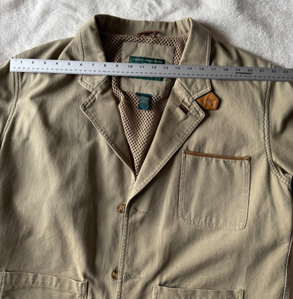 Orvis Zambezi Twill Safari Jacket, Mens L Large. Hunting Travel Blazer ...