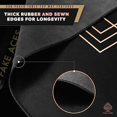LUXE Poker Table Topper - Waterproof Poker Mat 70 x 35 Inch, Texas ...