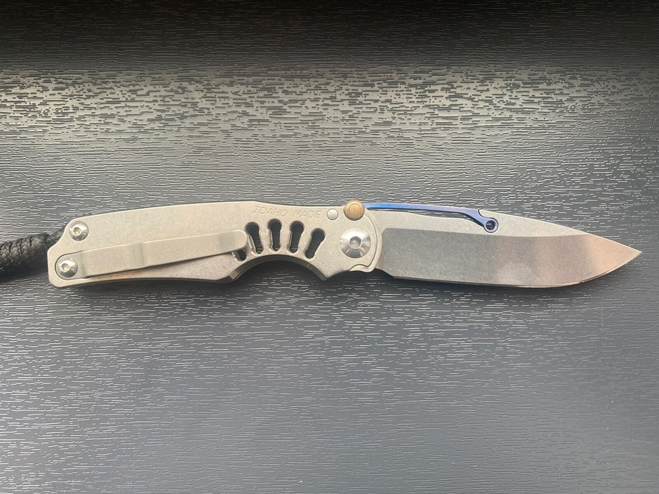 Chris Reeve Ti-Lock Knife Folding S35VN Blade Titanium Handle | eBay