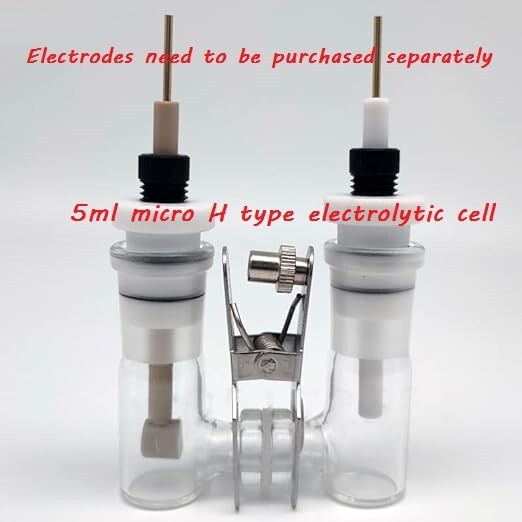 5ml-5ml H-Type Small Capacity Exchangeable Membrane Sealed electrolyzer ...