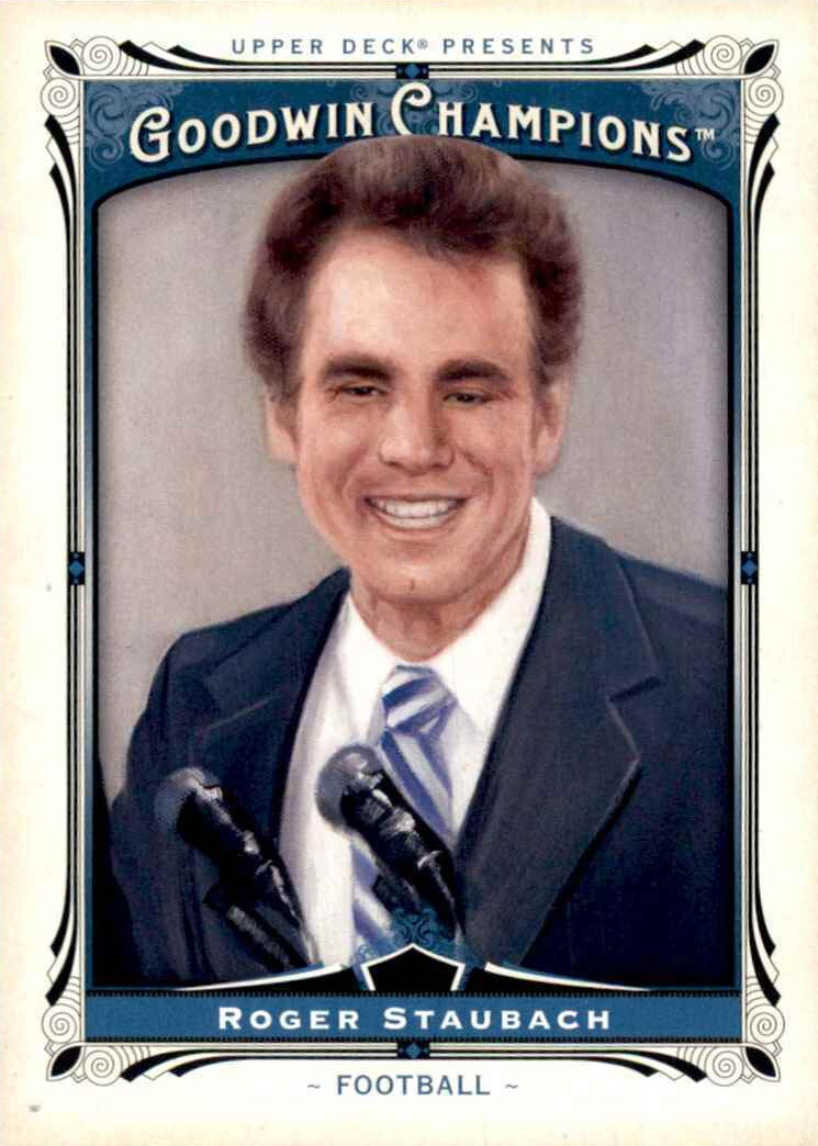 2013 Upper Deck Goodwin Champions - #173 Roger Staubach for sale online ...