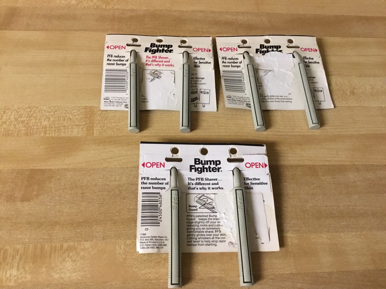 3 Packs New Bump Fighter Disposable Razor shavers Bump Guard (2 Razors ...