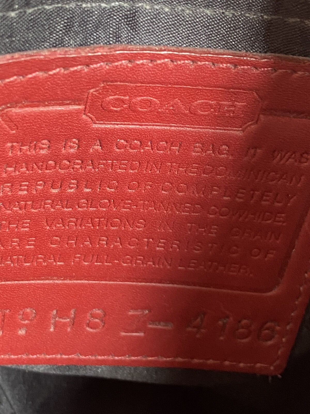 Vintage Coach 4186 Slim Crossbody Bag Flap Red Leathe… - Gem