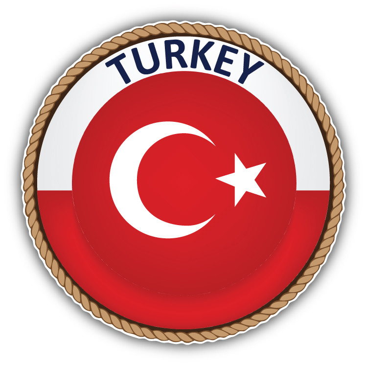 Turkey Flag Seal Label Car Bumper Sticker Decal - ''SIZES'' | eBay