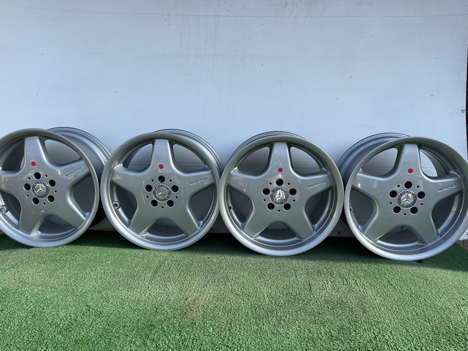 MERCEDES BENZ R129 SL300 SL500 AMG 18" GENUINE FACTORY OEM WHEELS RIMS ...