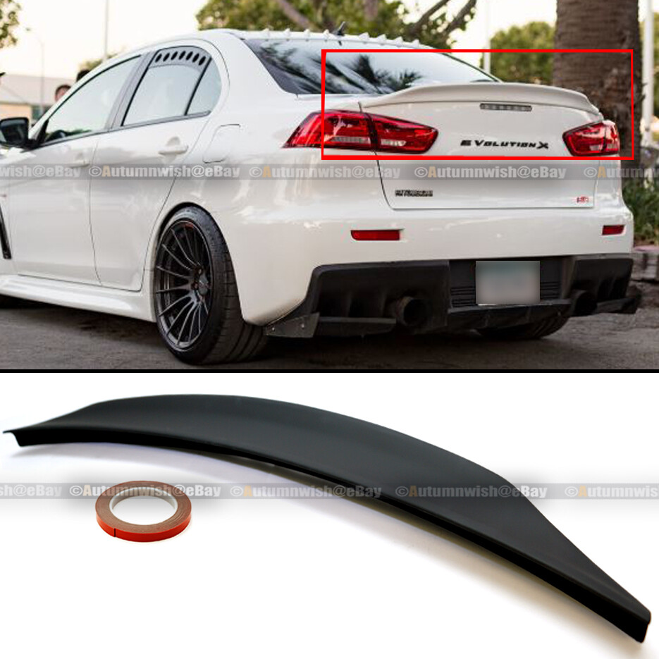 Buy For 08-15 Lancer EVO X 10 Primer Ready RS Style Rear Duck Trunk ...