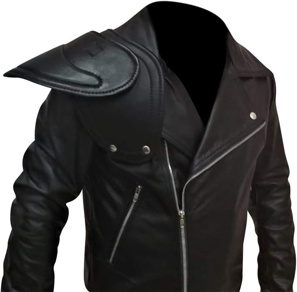 Mens Mad Max 2 Mel Gibson The Road Warrior Motorcycle Genuine Leather ...